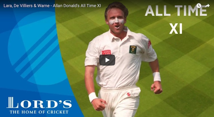 Allan Donald announces his All Time Playing XI