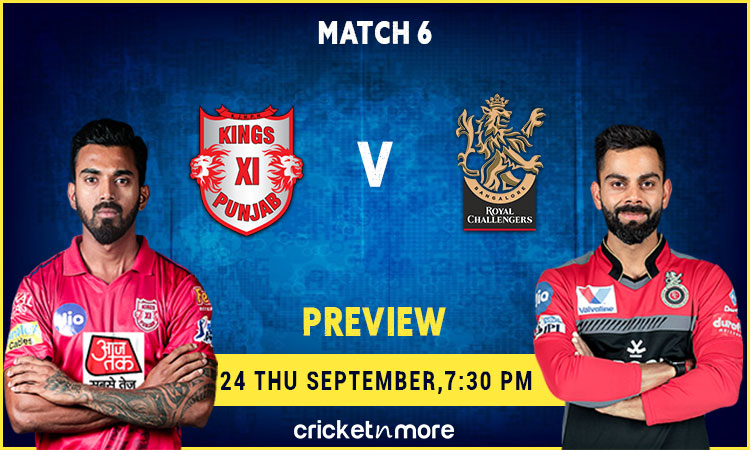 IPL 2020 Match 6 : ਪਹਿਲੀ ਜਿੱਤ ਦੀ ਤਲਾਸ਼ ਵਿਚ ਬੈਂਗਲੌਰ ਨਾਲ ਭਿੜਣਗੇ ਪੰਜਾਬ ਦੇ ...