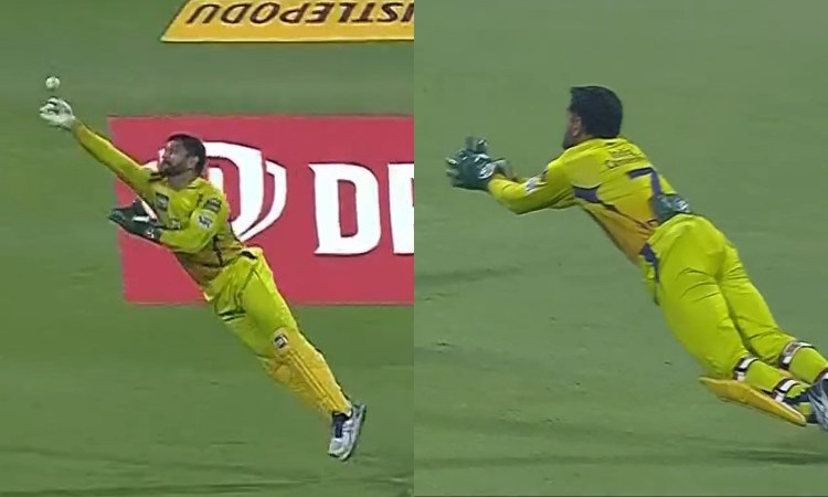 धोनी ने हैरतअंगेज कैच पकड़कर रचा इतिहास, IPL में बने नंबर 1 विकेटकीपर ...