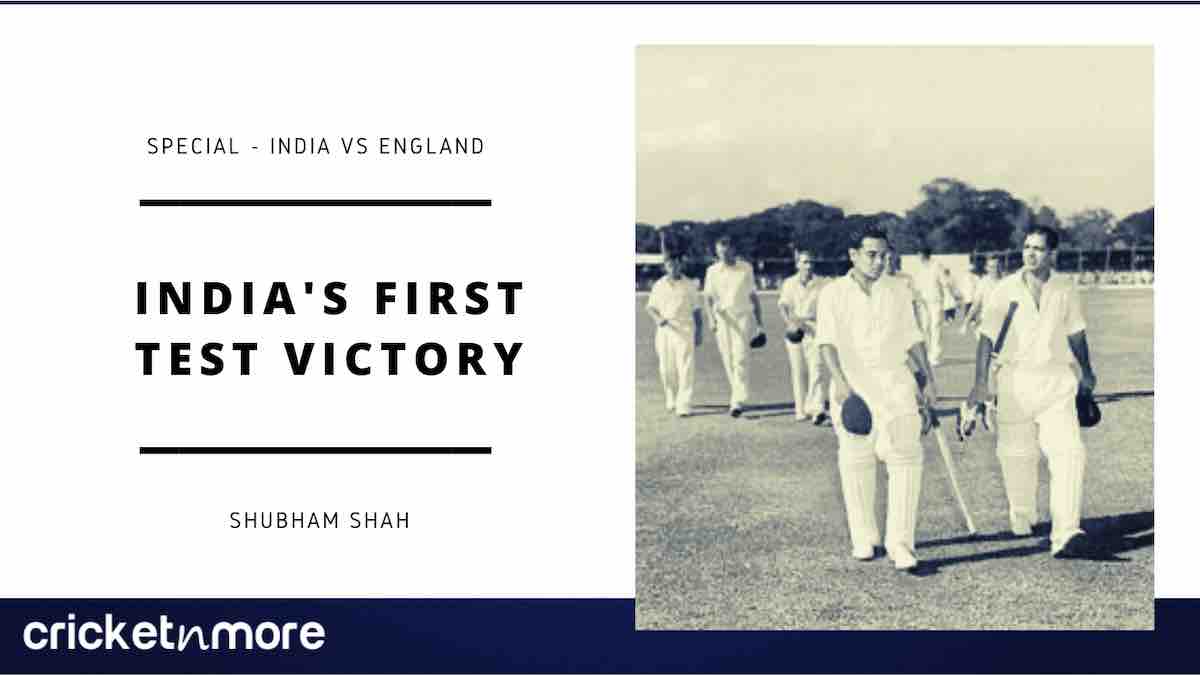 Cricket History India's First Test Victory In 1952 Against England ...