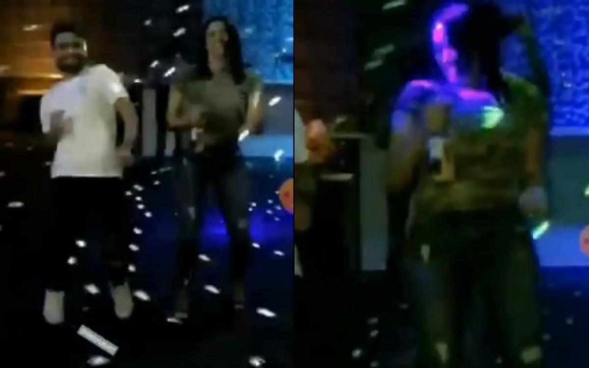 Andre Russell Wife Jassym Lora Dances With Rinku Singh Watch Video in ...