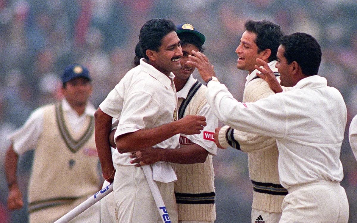 ON THIS Day: Anil Kumble Picked 10 Wickets In A Test Innings Against ...