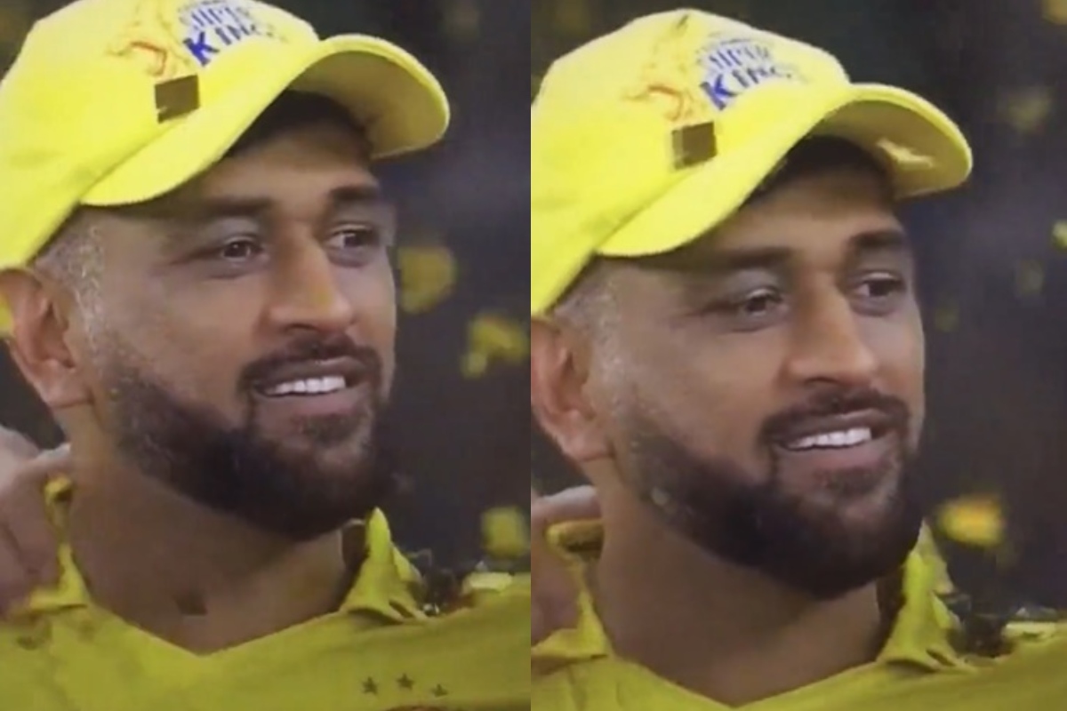 Csk Ms Dhoni Said Job Done Emotional Video Viral in Hindi - आंखों में ...