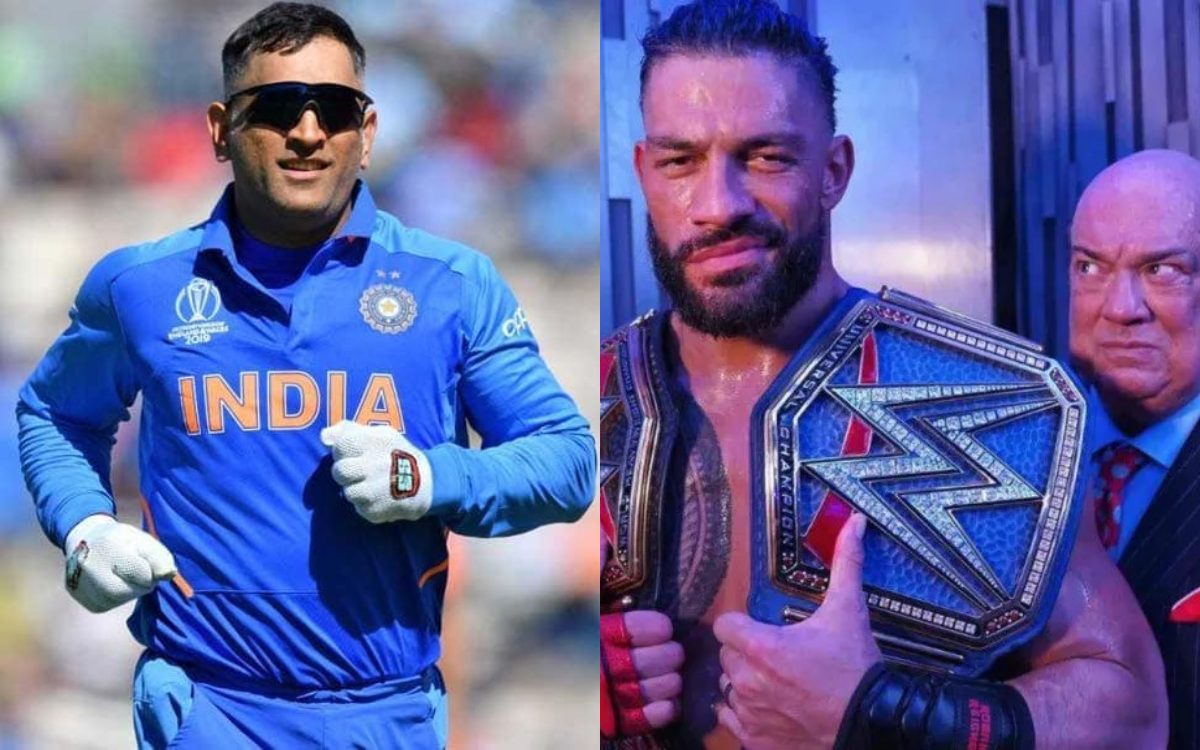 Wwe Paul Heyman Said Roman Reigns Can Break Ms Dhoni Cricketing Records ...