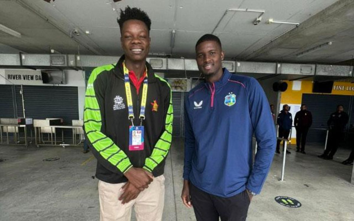 Blessing Muzarabani Is Bigger Than Jason Holder In Height Fans In Shock in Hindi - ब्लेसिंग ...