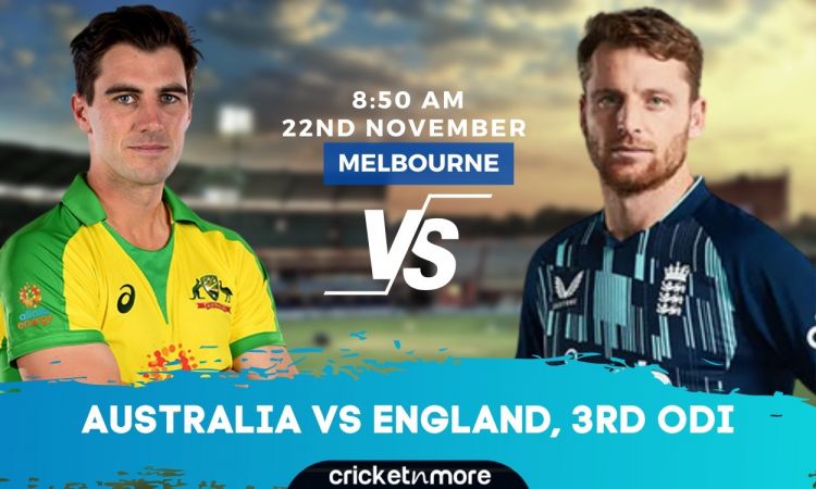 Australia vs England, 3rd ODI – AUS vs ENG Cricket Match Prediction ...