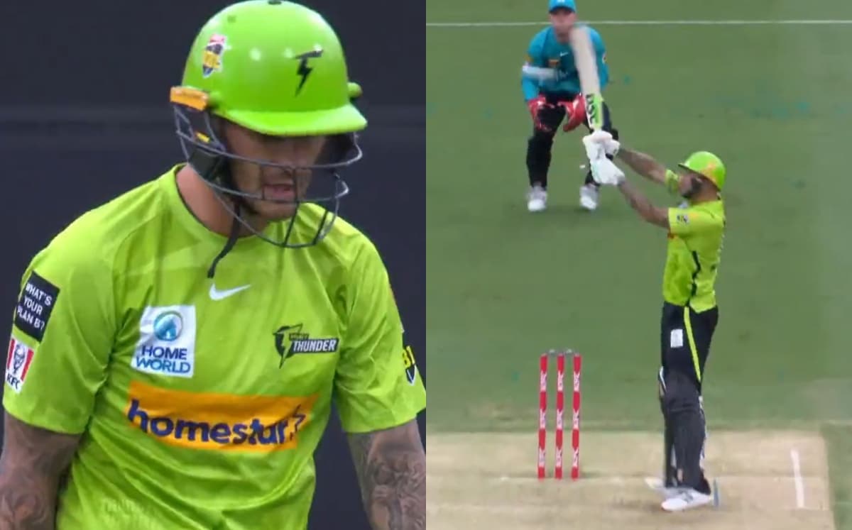 Watch Alex Hales Wicket James Bazley Bbl in Hindi - VIDEO: 'चमत्कार ...