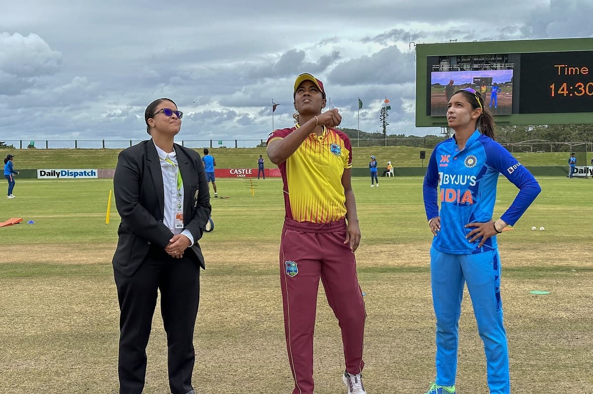Harmanpreet Kaur Wins Coin Toss As India Opt To Bowl First Against West ...