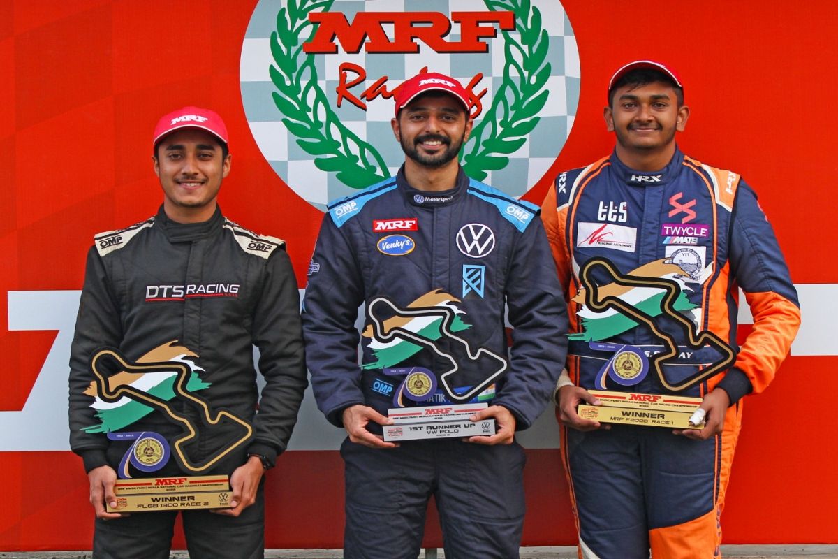 National Car Racing: Sai Sanjay Clinches F2000 Crown, Viswas Vijayraj ...