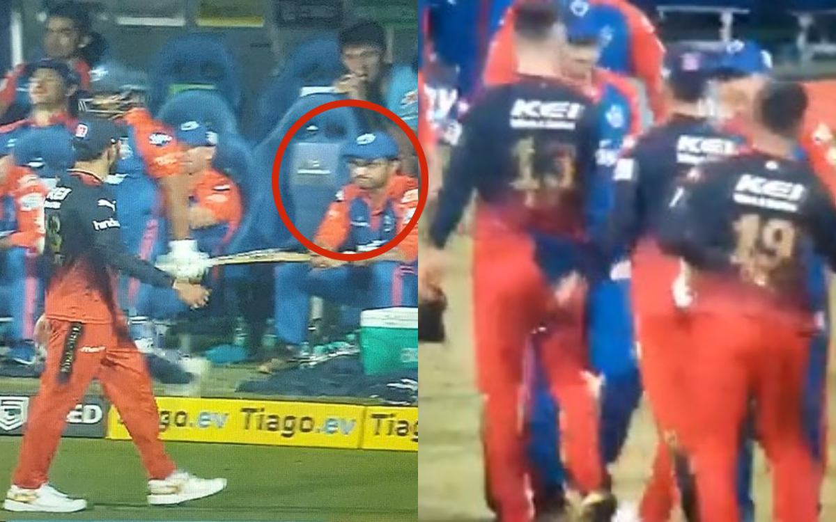 Virat Kohli Did Not Hand Shake With Sourav Ganguly Watch After Rcb Vs Dc Match
