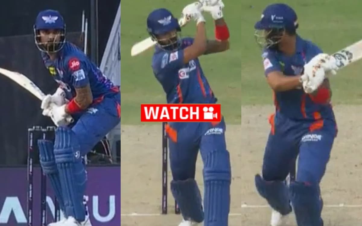 Watch Kl Rahul Smashed 3 Fours In A Row Against Mohammed Shami