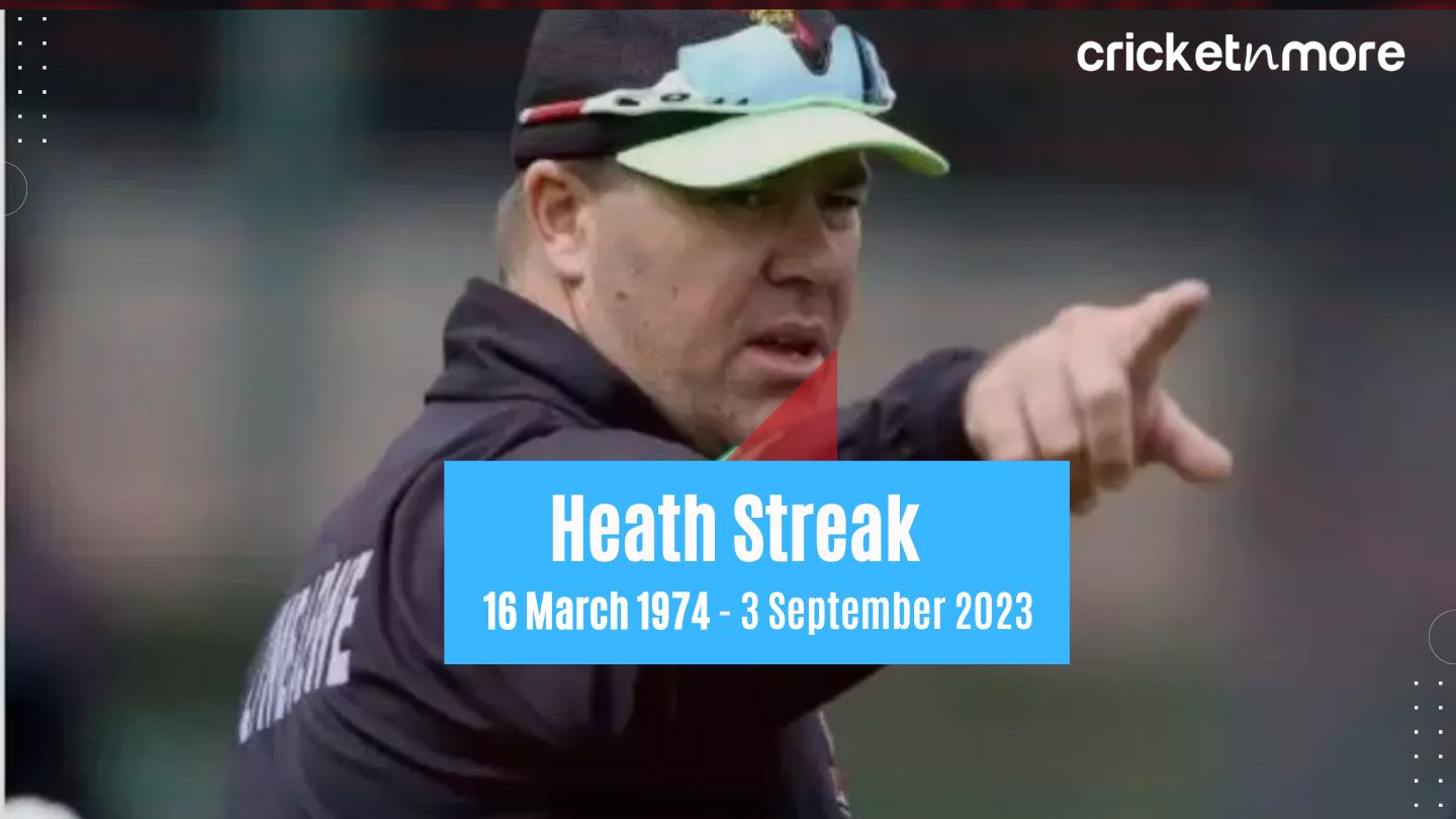 Zimbabwe cricket great Heath Streak dies aged 49