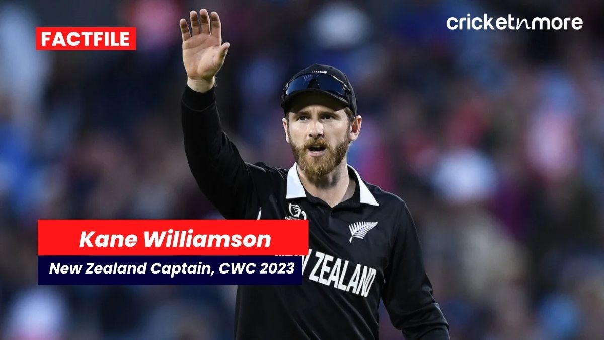 Cricket World Cup: Kane Williamson Factfile On Cricketnmore