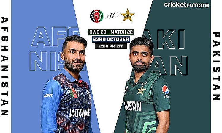 Pakistan vs Afghanistan, World Cup 2023: Live Updates On Cricketnmore