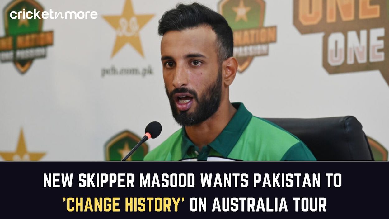 New Skipper Masood Wants Pakistan To Change History On Australia Tour