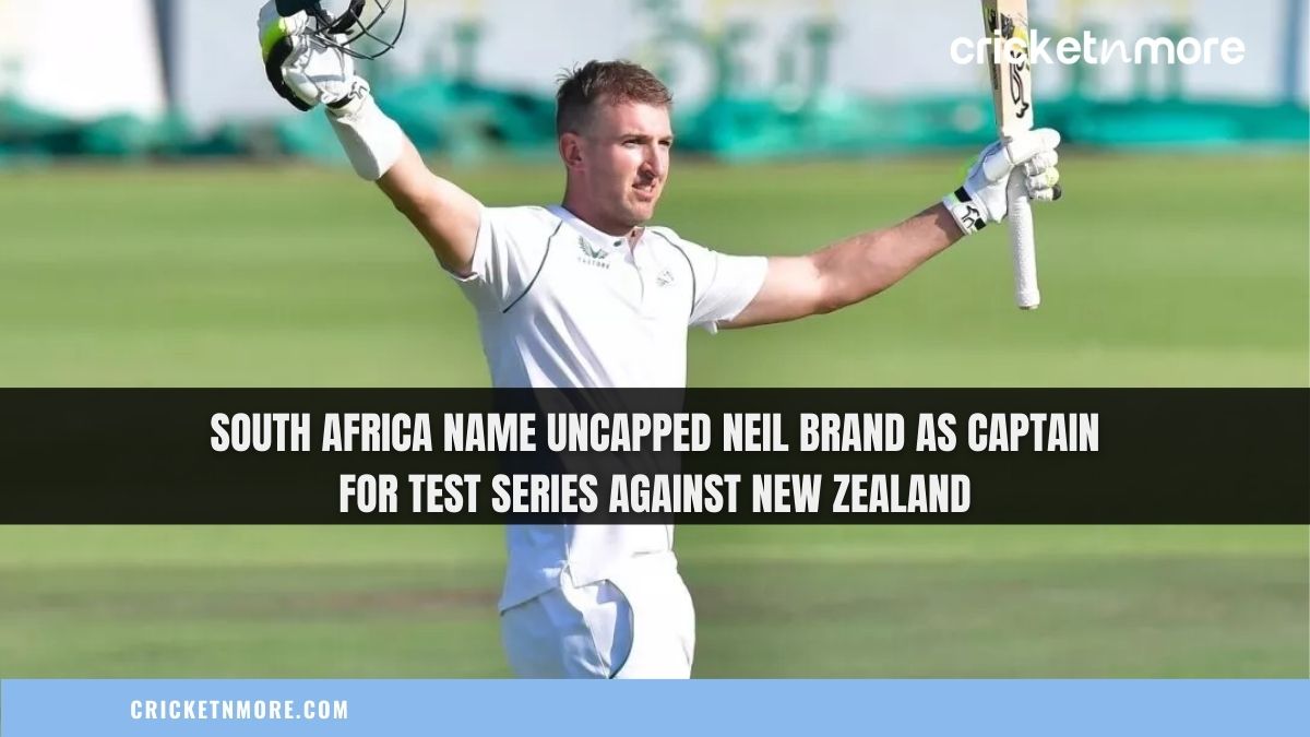 Seven Uncapped Players In South African Test Squad For New Zealand