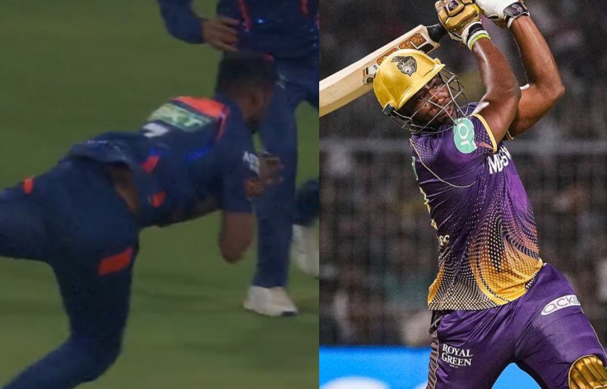 IPL 2024: गौतम ने दिखाई कमाल की फुर्ती, उल्टा दौड़ते हुए पकड़ा रसेल का ...