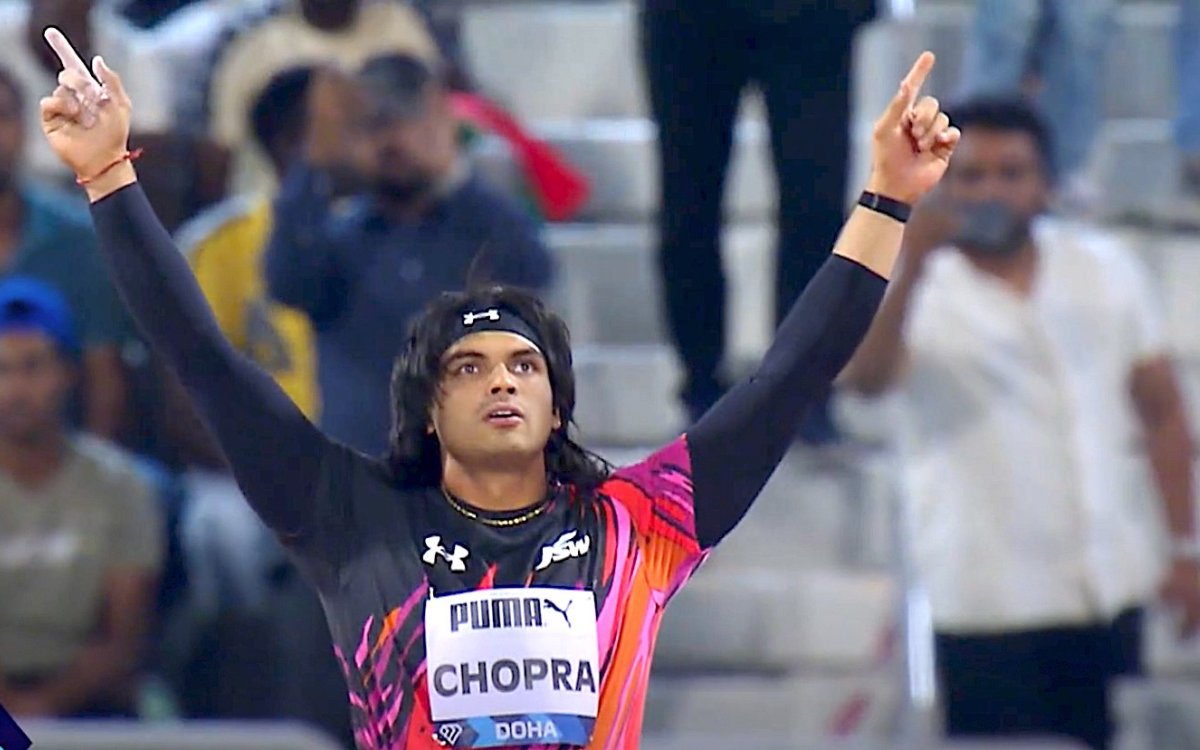 Diamond League: Neeraj Chopra Finishes Second In Doha, Misses Top Spot ...