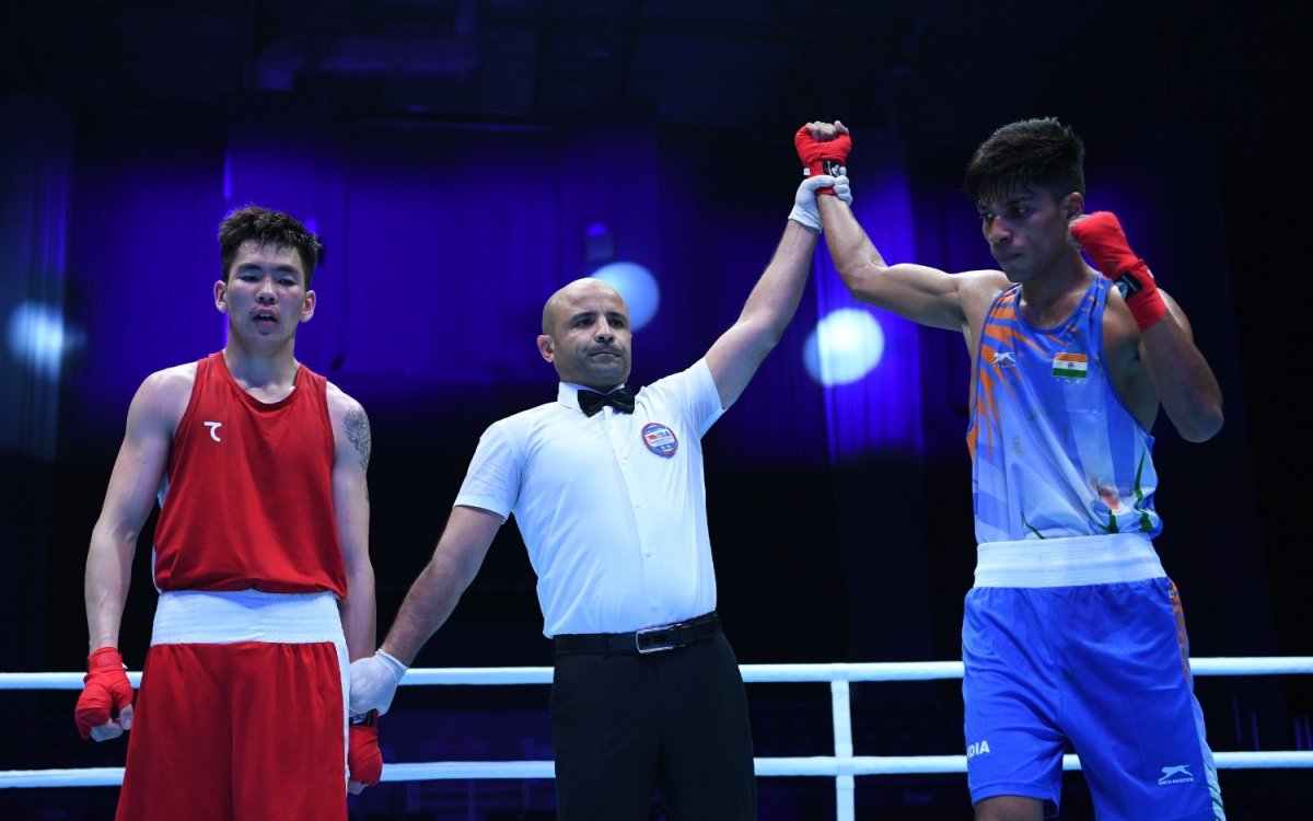 India’s Akash, Vishvanath, Nikhil And Preet Storm Into Finals Of Asian U-22 & Youth Boxing On ...