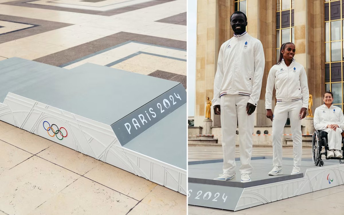 Paris 2024 Unveils Victory Ceremony Podiums For Olympic And Paralympic ...