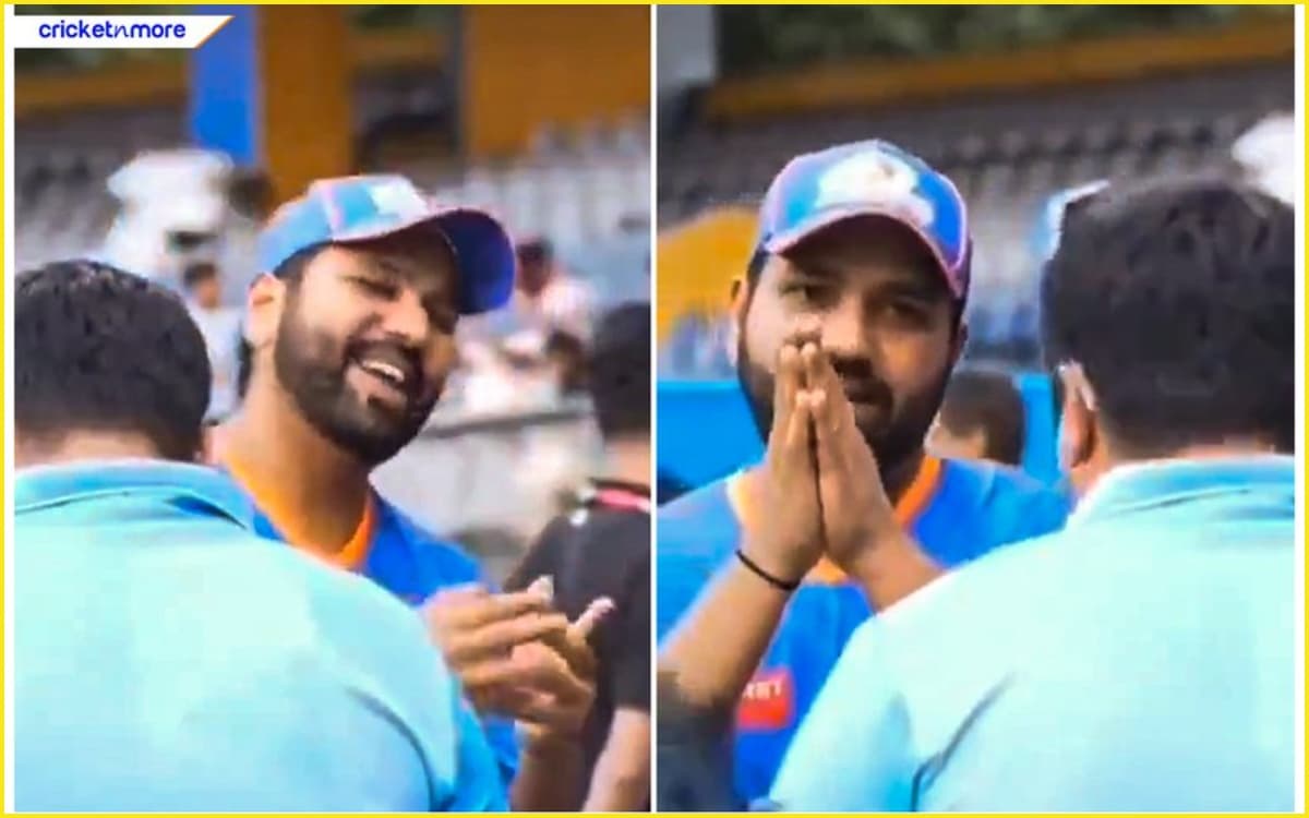 'Audio बंद करो हां, मेरा वाट लगा दिया', Rohit Sharma ने हाथ जोड़कर की ...