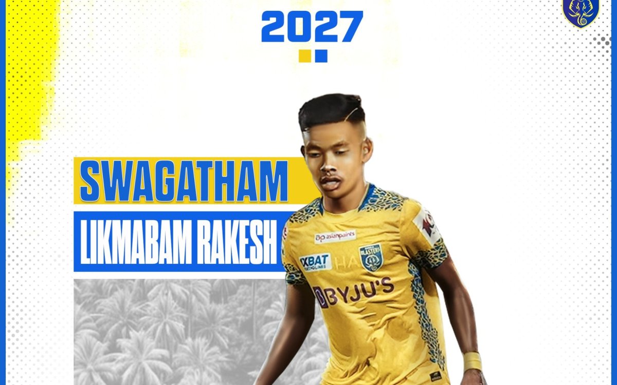 Kerala Blasters Sign Young Wing-back Likmabam Rakesh On Three-year Contract On Cricketnmore