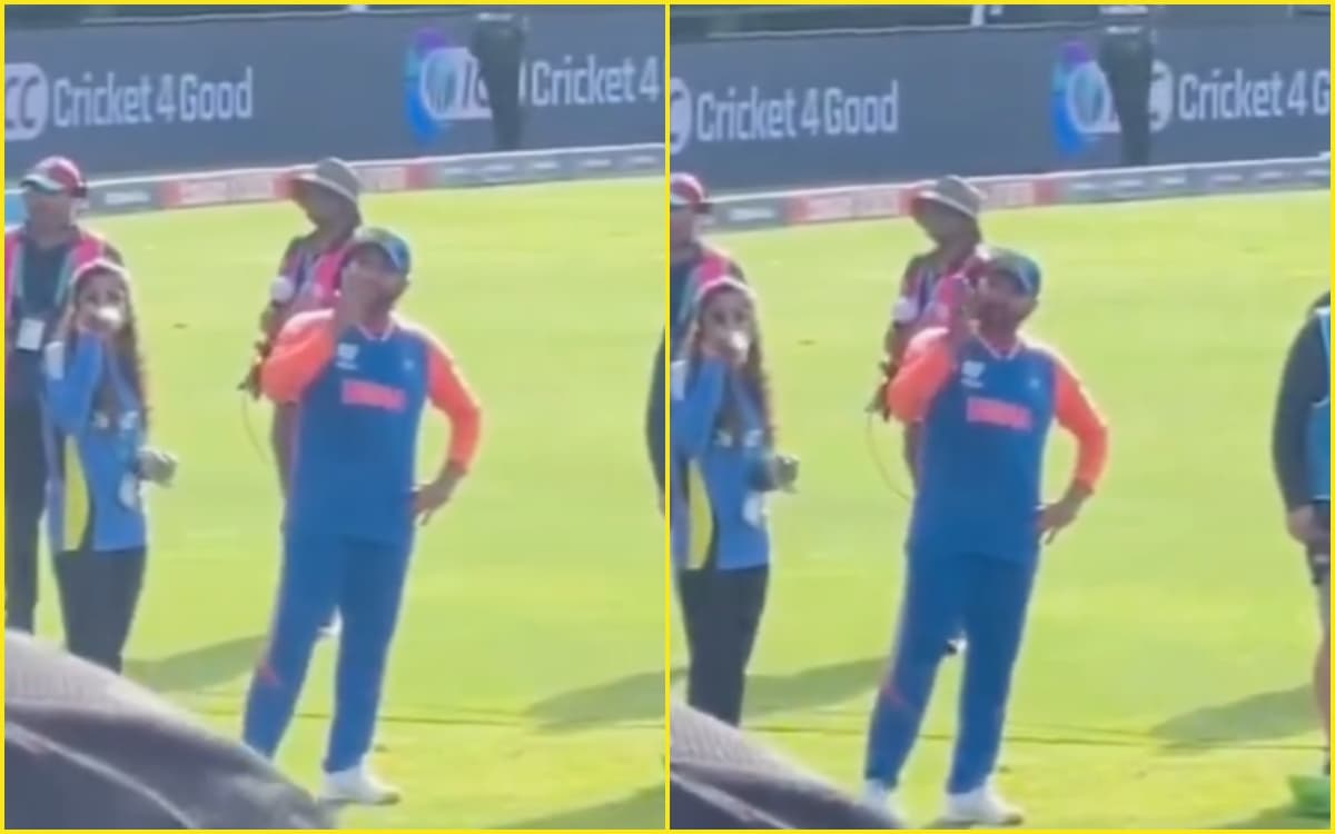 HITMAN से ROMANTIC MAN बने रोहित शर्मा, FLYING KISS उड़ाते हुए VIRAL हुआ VIDEO - Watch Rohit ...