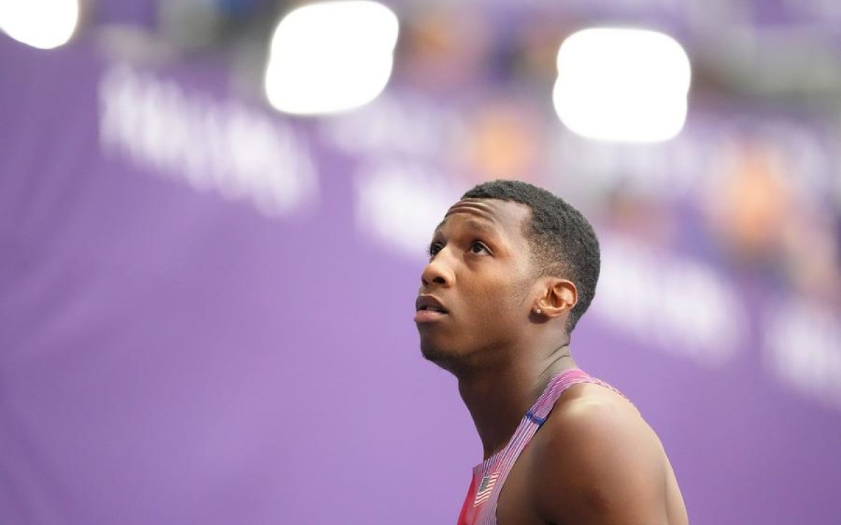 Paris Olympics: U.S. Sprinter Knighton Dodges Media Following Men's ...