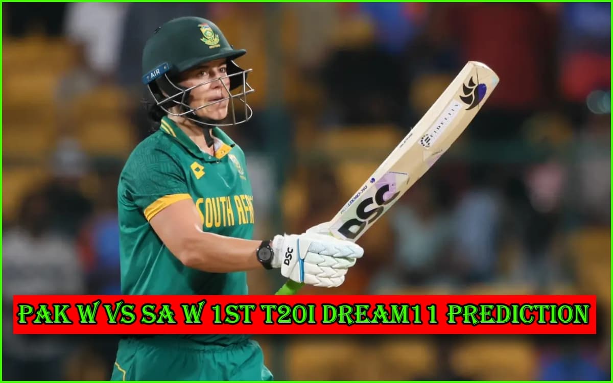 PAK W vs SA W 1st T20I Dream11 Prediction: मारिजाने कैप को बनाएं कप्तान ...