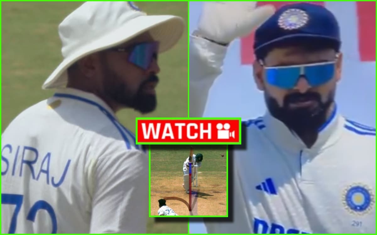 Mohammed Siraj को आया भयंकर गुस्सा, LIVE MATCH में ऋषभ पंत को मांगनी ...