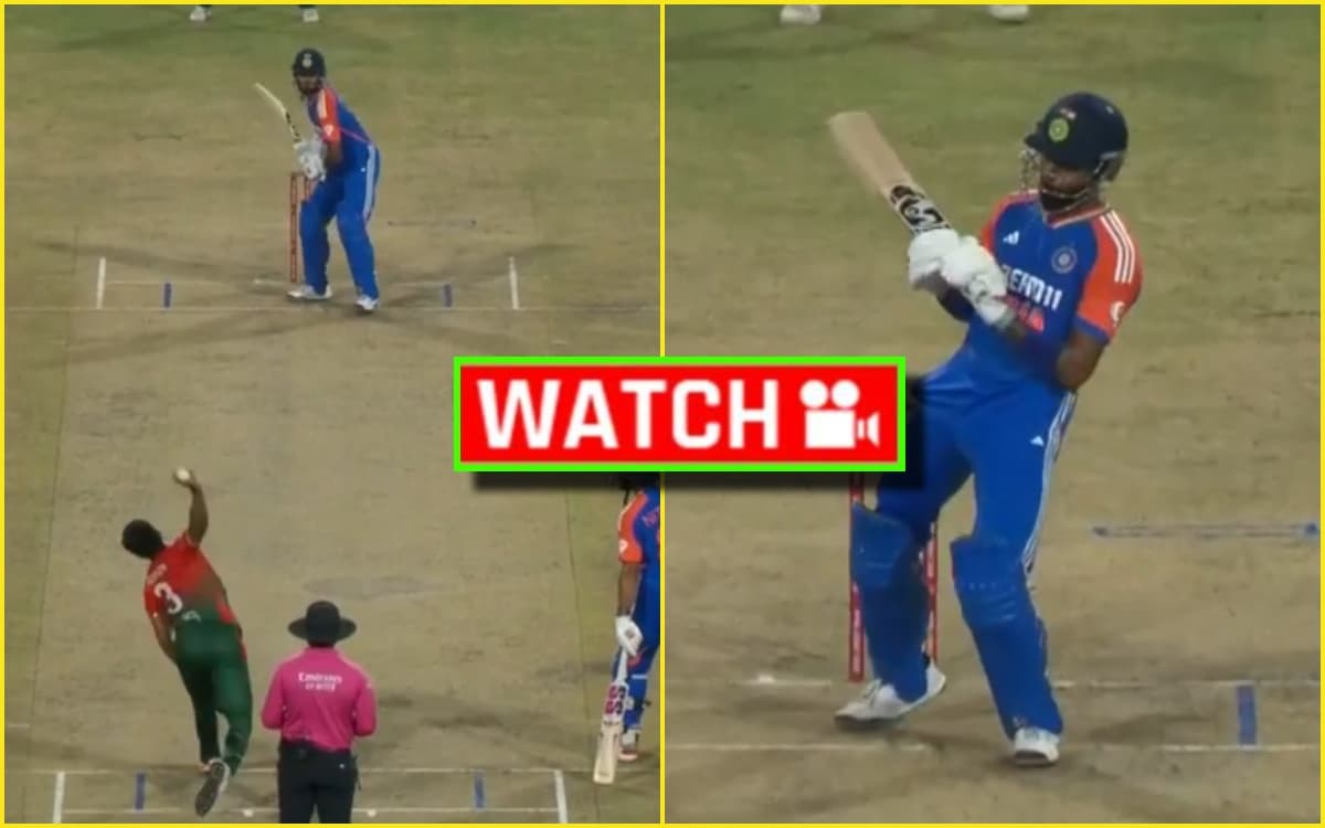 Hardik Pandya ने दिखाया SWAG, तस्कीन अहमद को मारा बवाल 'No Look Shot'; देखें VIDEO - Watch ...