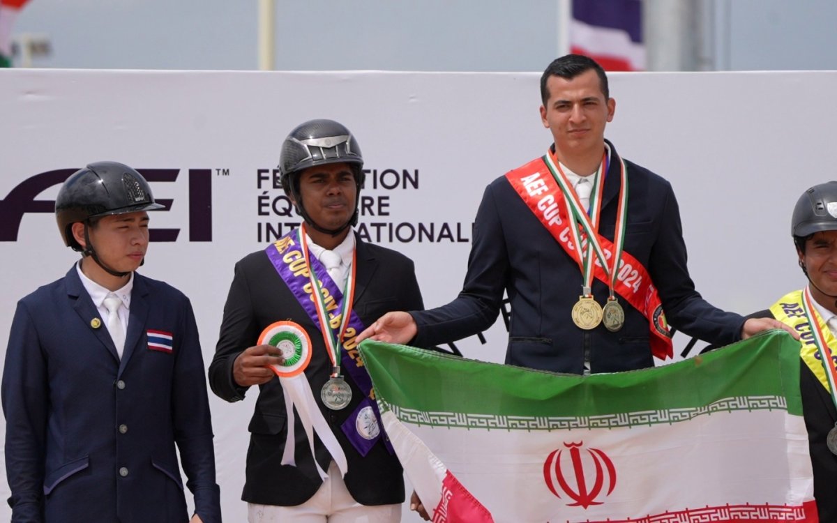 India Clinches Double Podium As Iran Tops AEF Cup CSIY-B Overall ...