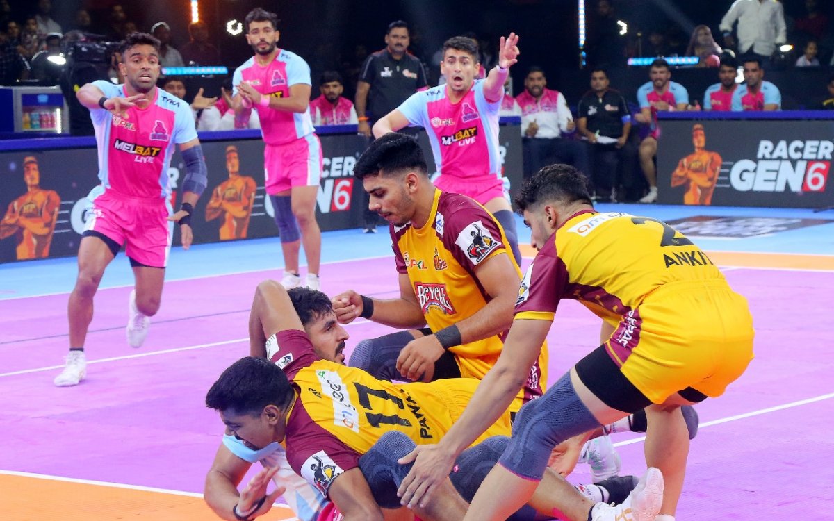 PKL Season 11: Outstanding Arjun Deshwal Leads Jaipur Pink Panthers To ...