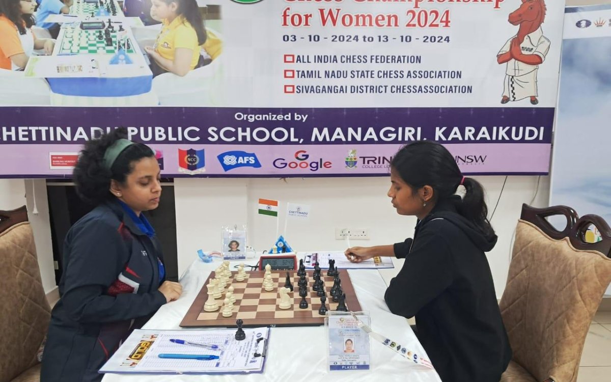 Women's National Chess: Padmini Beats Sarayu To Take Sole Lead On ...