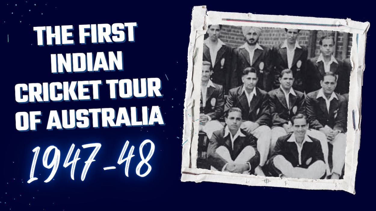 The Story Of First Indian Cricket Tour Of Australia at Cricketnmore