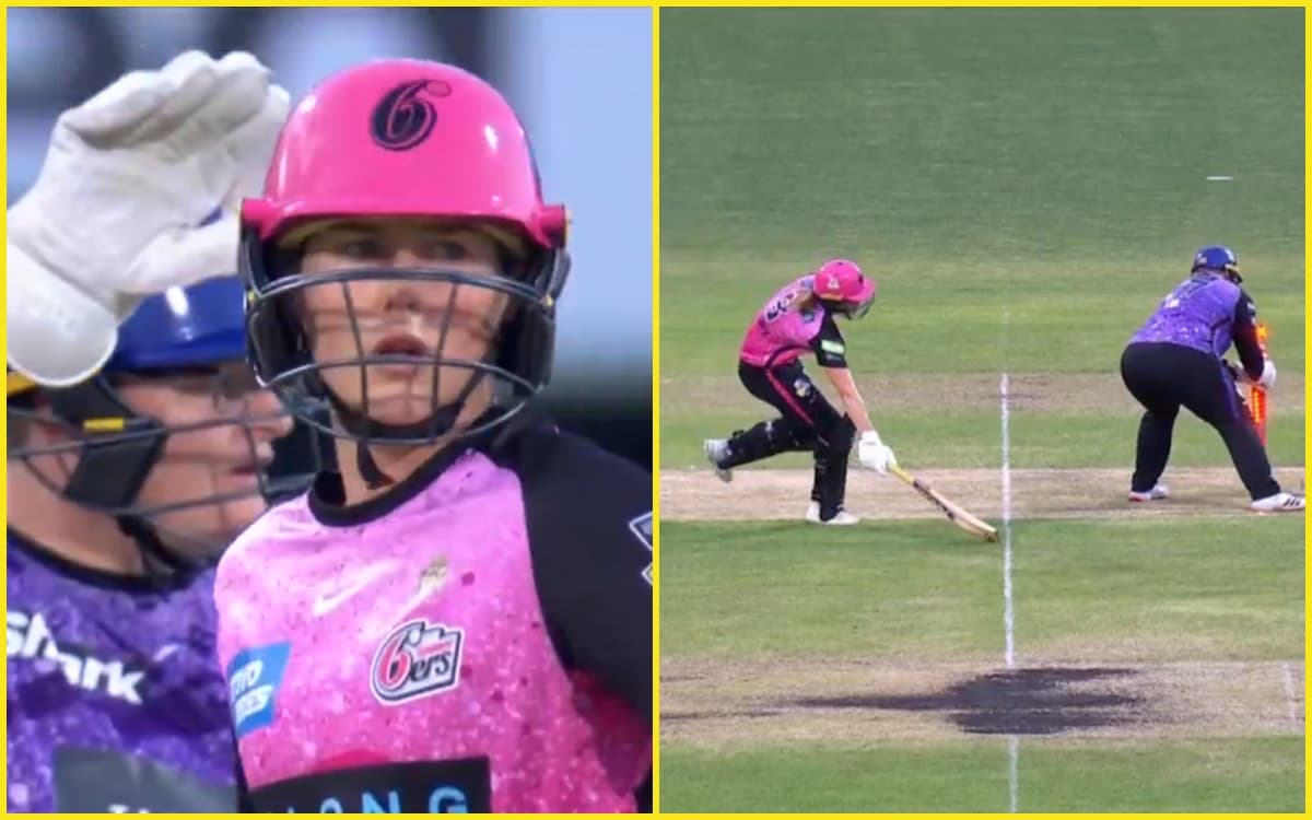 WBBL में बना क्रिकेट का मज़ाक! रन आउट होकर भी बच गई एलिस पेरी; देखें ...