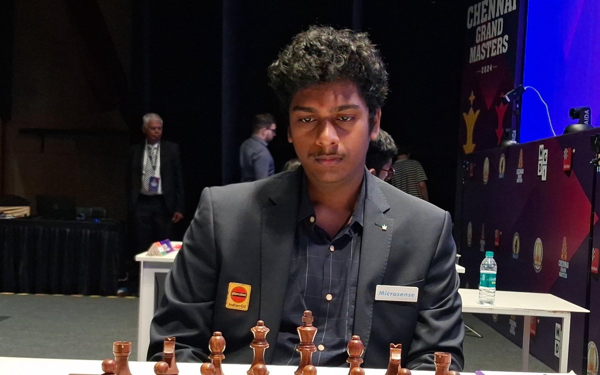 Chennai Grand Masters Chess: Erigaisi Goes Top Of Masters Event, Pranav ...
