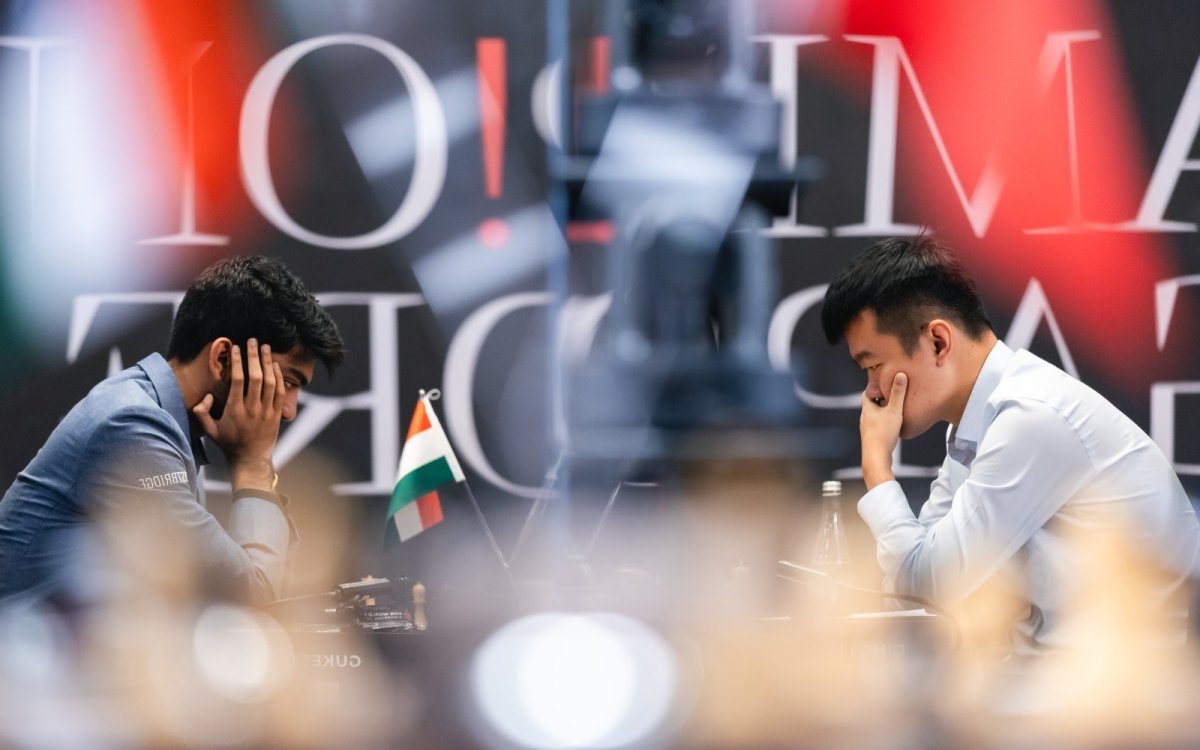 World Chess Championship: Ding Springs A Surprise But Gukesh Plays Safe ...
