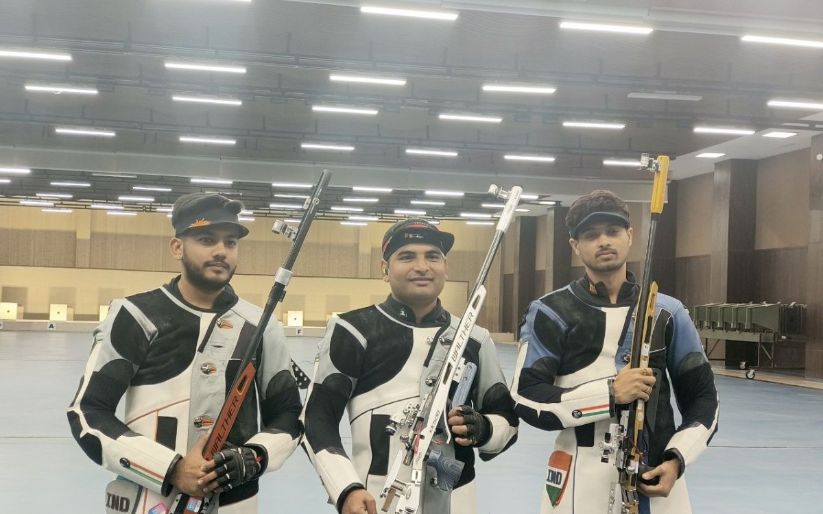 National Shooting Championship: Kiran Ankush Jadhav Tops Olympians To ...