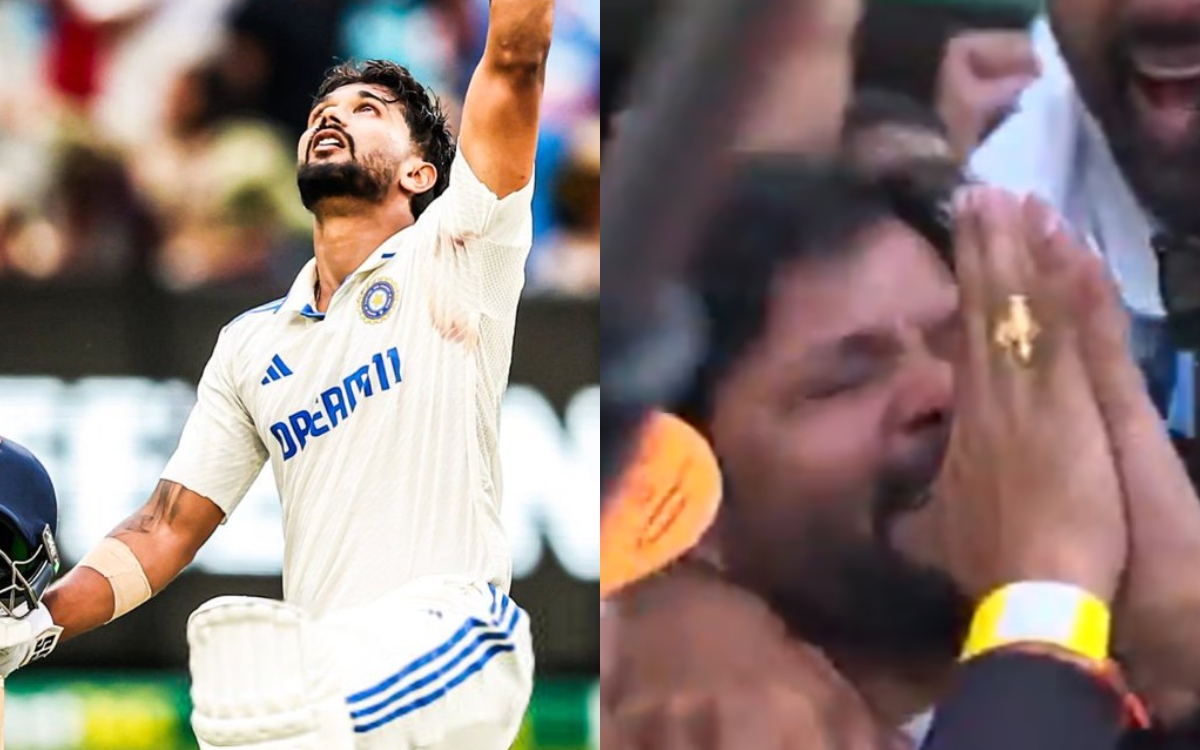 VIDEO: बेटे को शतक लगाता देख रो पड़े पापा, देखिए कैसे मनाया रेड्डी के ...