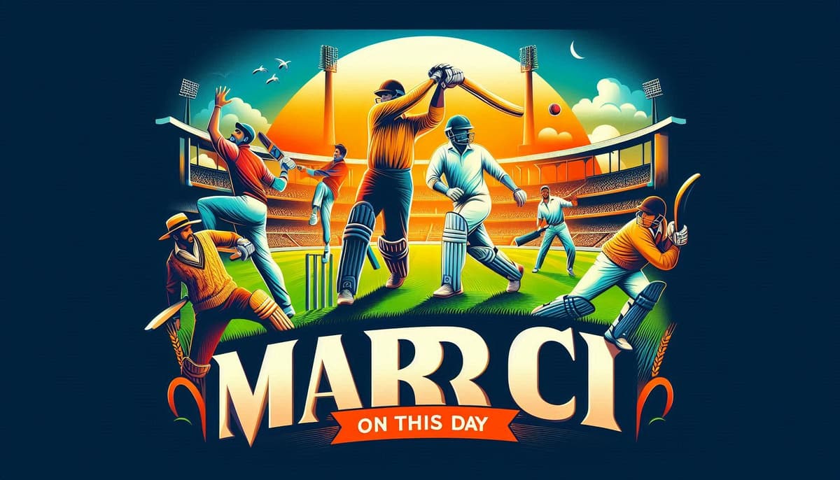Cricket on This Day on March: March's Historic Cricket Events and ...