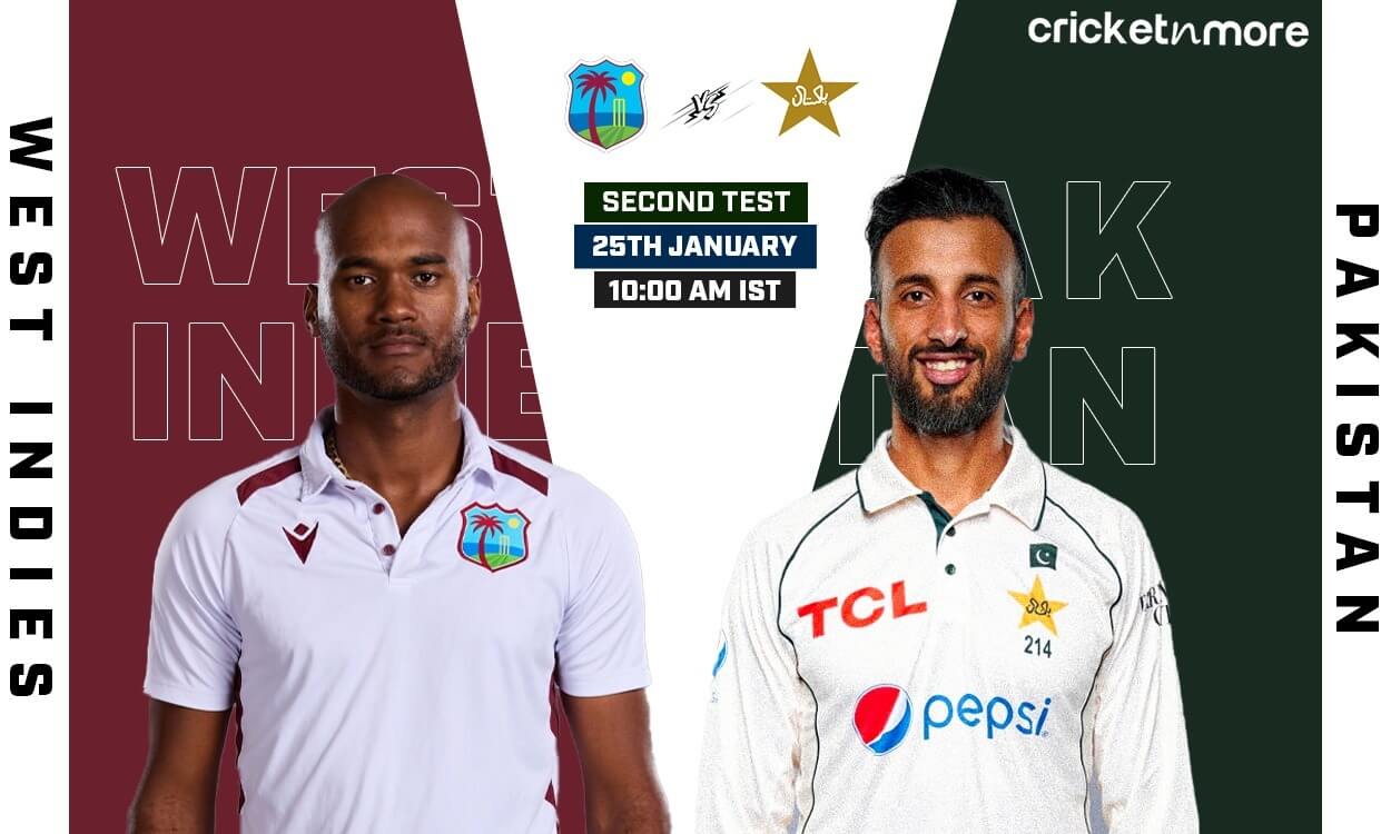 PAK vs WI Dream11 Prediction 2nd Test, West Indies tour of Pakistan ...
