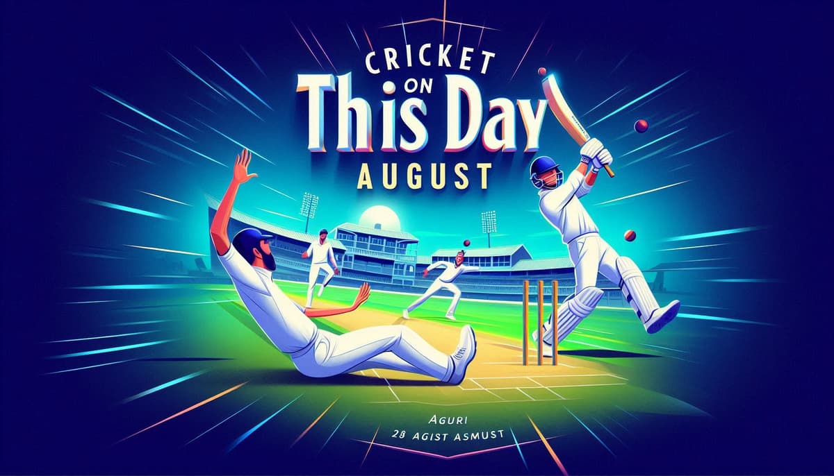 Cricket on This Day: August | Iconic Cricket Moments & Milestones