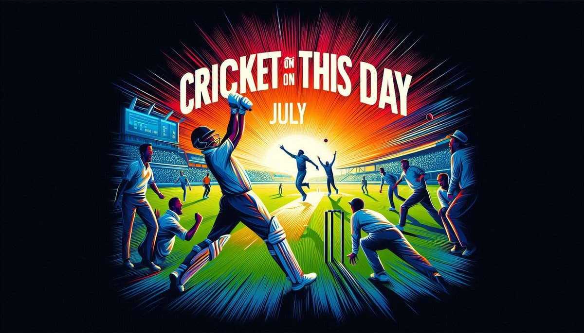 Cricket on This Day: July | Legendary Cricket Moments & Milestones