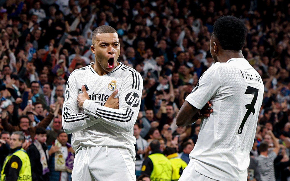 Champions League: Mbappe's Hat-trick Powers Holders Real Madrid Into ...