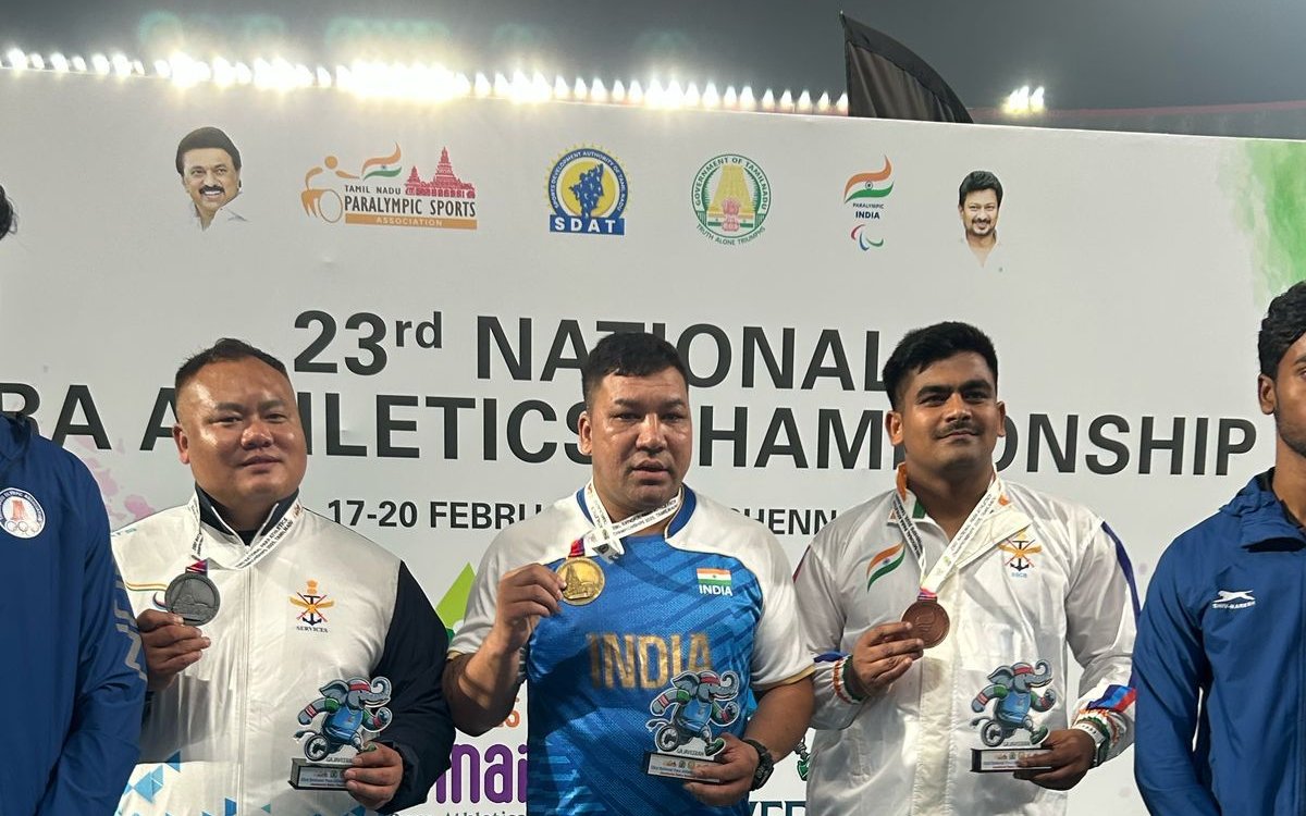 National Paralympic Athletics Championship: Soman Rana Clinches Gold ...