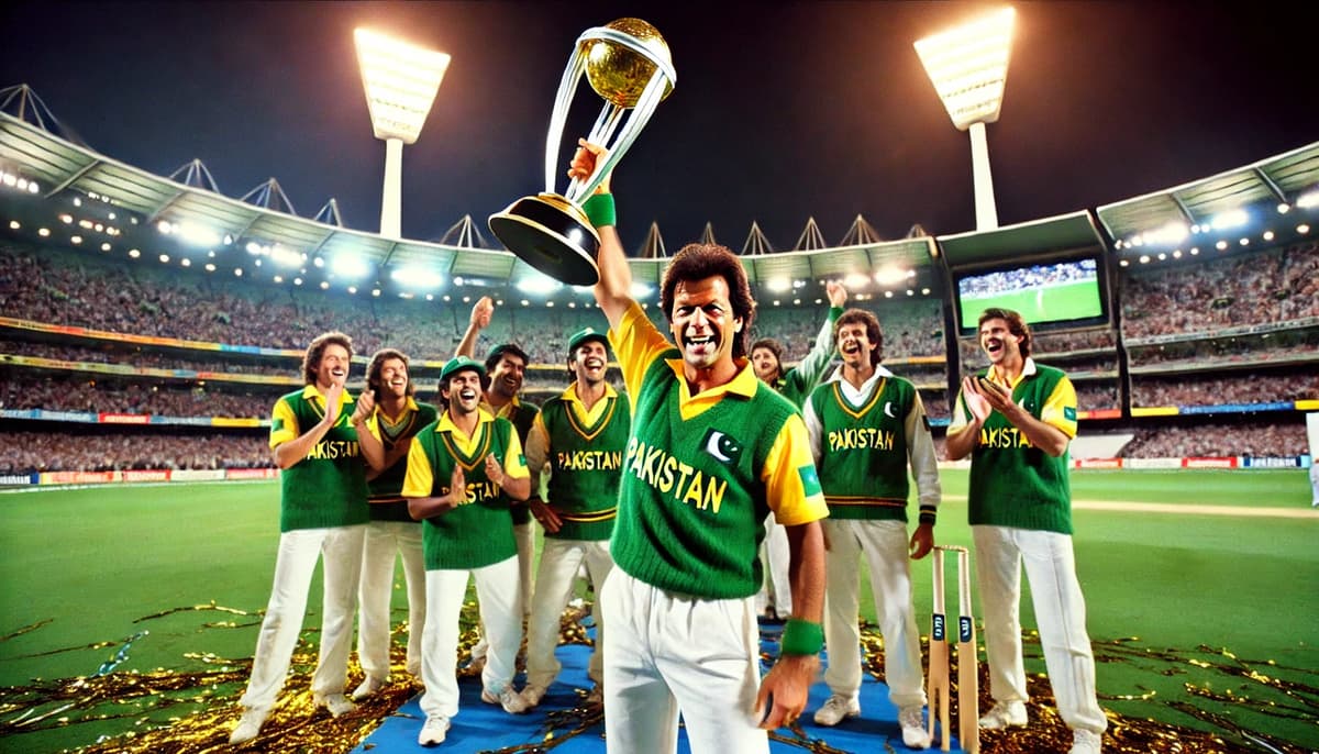 March 25: Imran Khan Leads Pakistan to 1992 Cricket World Cup Victory