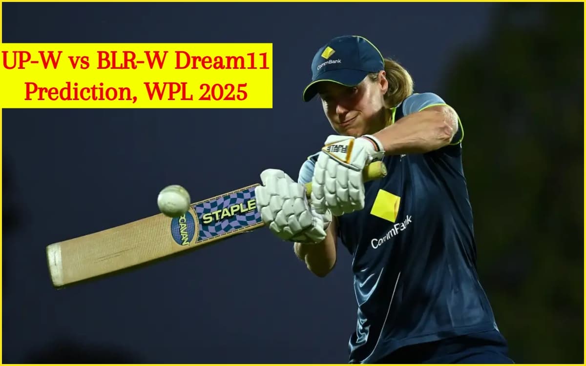 UP-W vs BLR-W Dream11 Prediction Match 18, TATA WPL 2025
