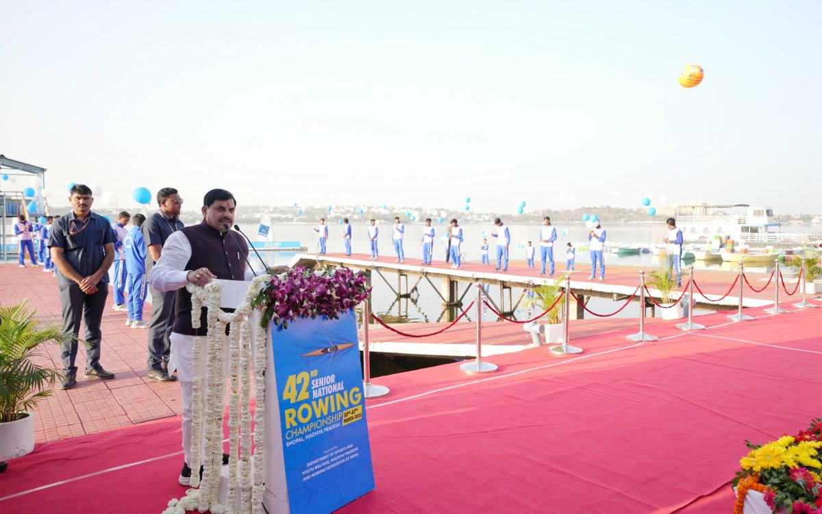 MP: National Rowing Championship Begins At Bhopal’s Upper Lake On ...