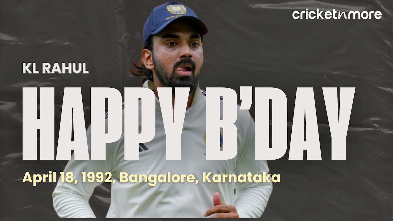 Happy Birthday KL Rahul at Cricketnmore